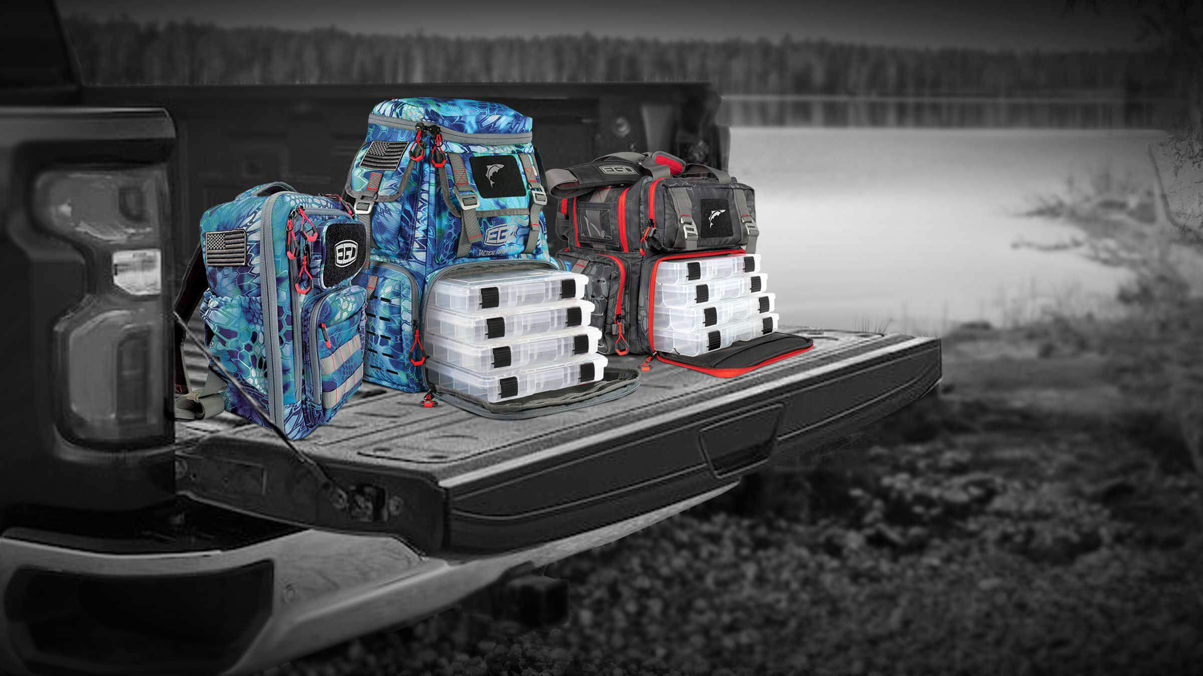 EGO Tackle Box Backpack (Typhon) – EGO Fishing